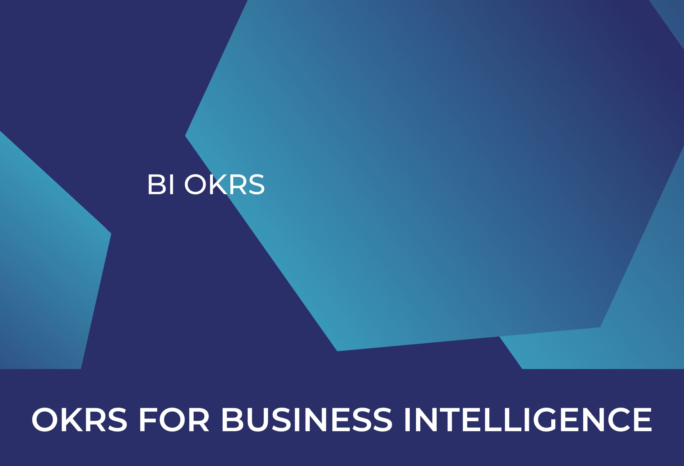 OKRs for Business Intelligence - kemb GmbH - Your Partners in Business ...