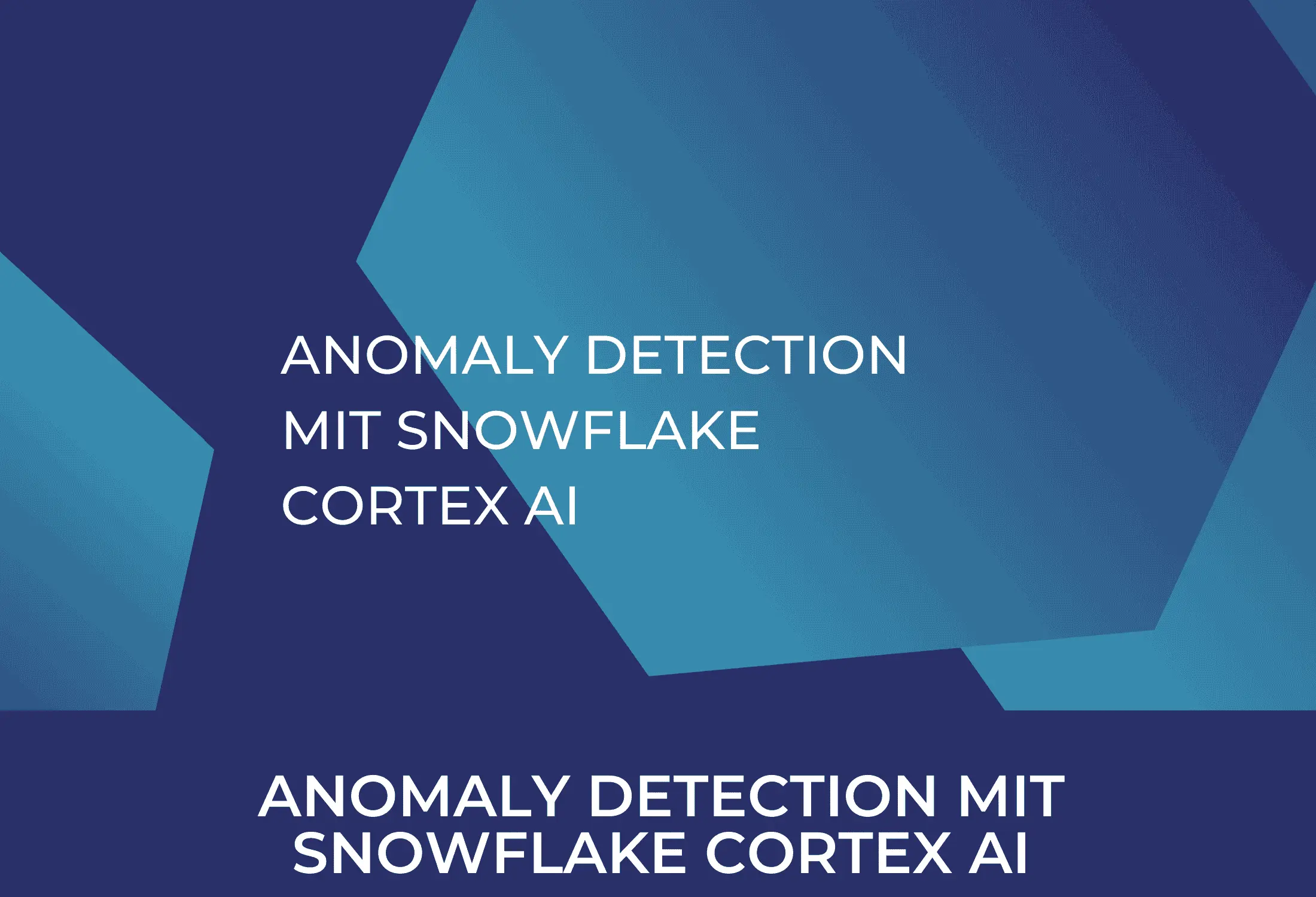 Erkennung von Anomalien mit Snowflake Cortex AI - kemb GmbH - Your Partners in Business ...